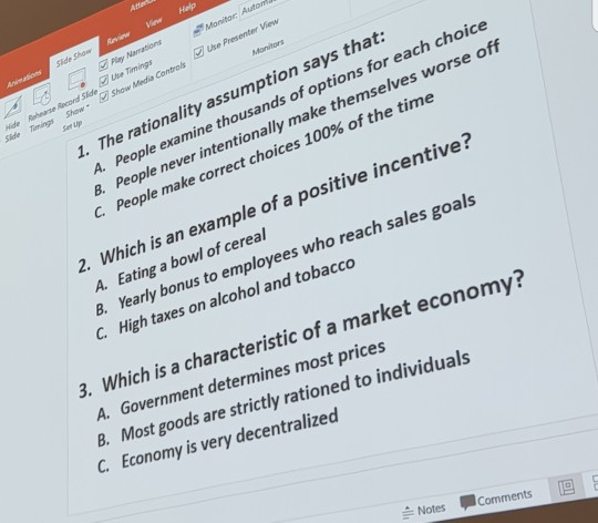 Solved Monitor Auto ations Use Presenter View Monitors Slide | Chegg.com