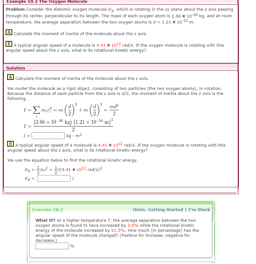 Solved Problem Consider the diatomic oxygen molecule O2, | Chegg.com