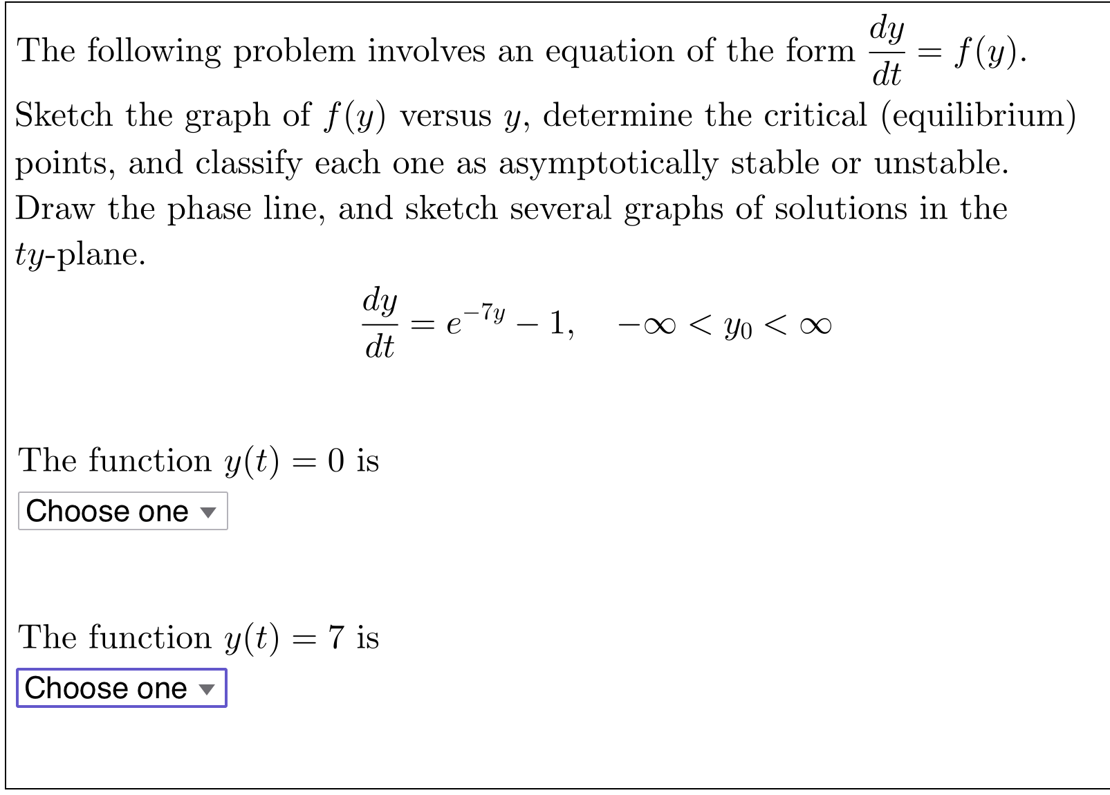 Solved The following problem involves an equation of the | Chegg.com