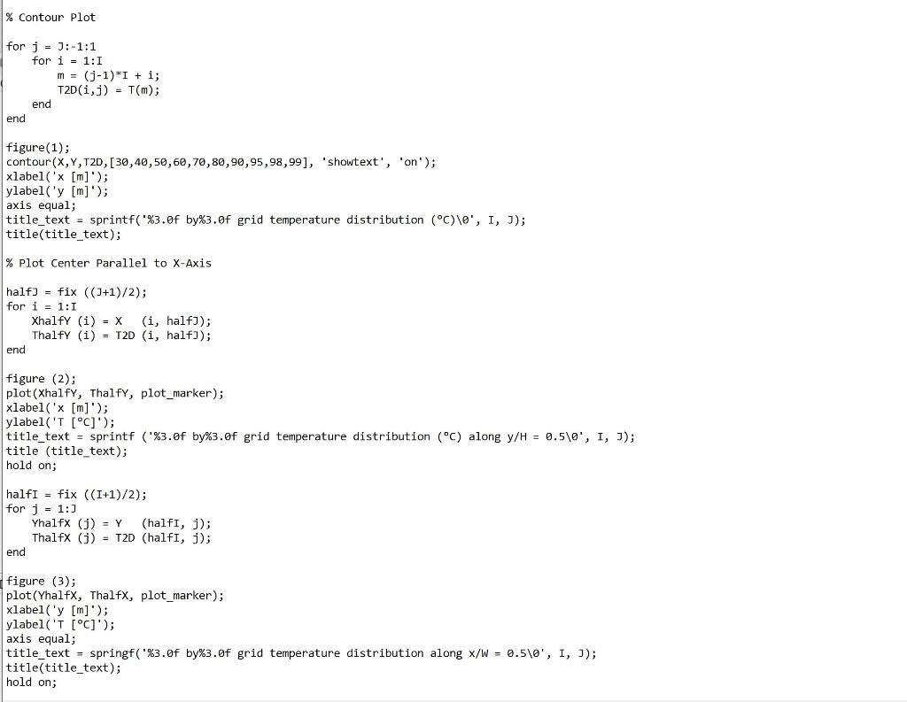 Solved MATLAB heat transfer question. Its a two case | Chegg.com