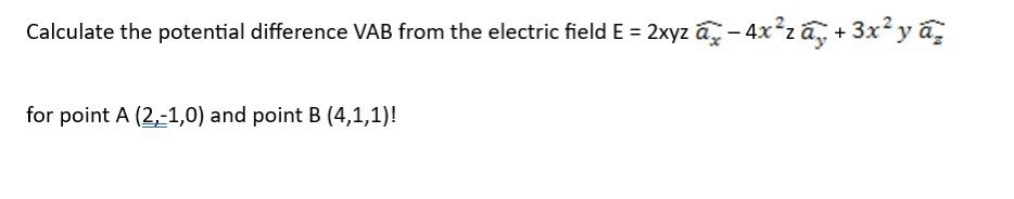 Calculate the potential difference VAB from the | Chegg.com