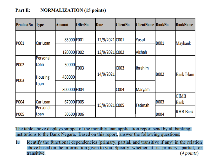 Solved 2. Perform normalization process to this relation | Chegg.com