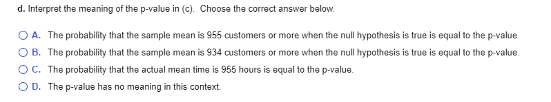 Solved The per-store daily customer count (i.e., the mean | Chegg.com