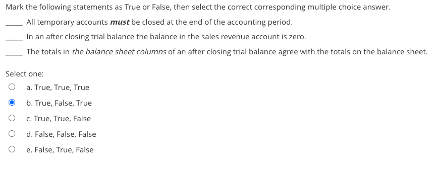 Solved Mark the following statements as True or False, then | Chegg.com
