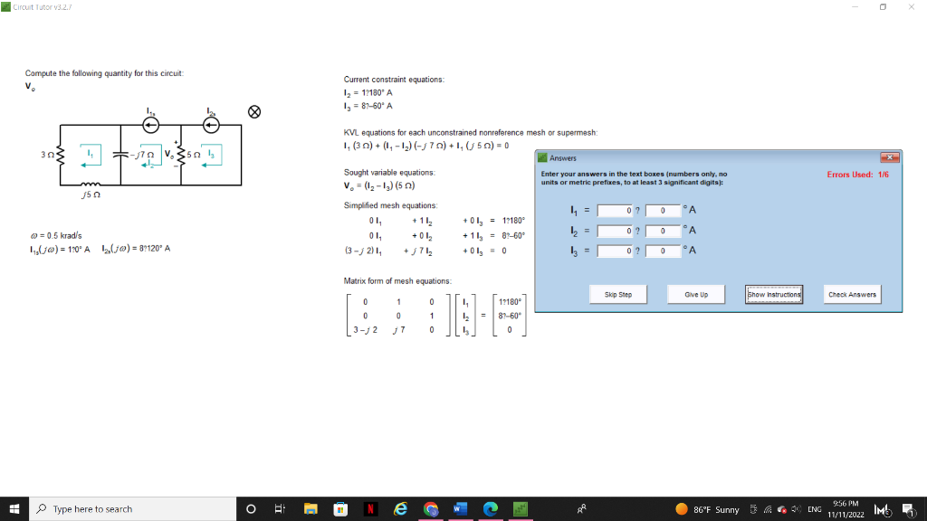 Solved KVL equations for each unconstrained nonreference | Chegg.com