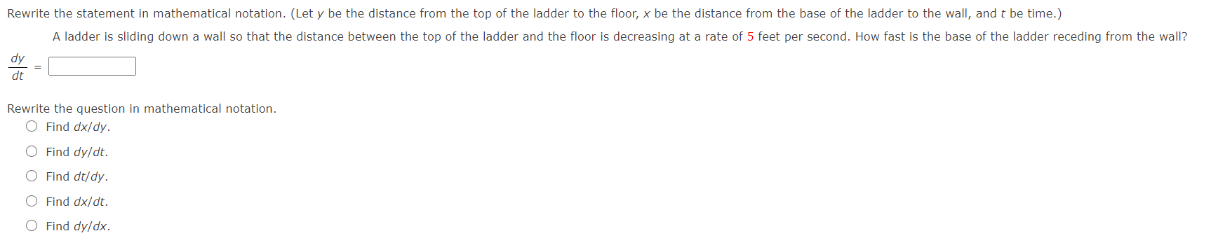 Solved Rewrite the statement in mathematical notation. (Let | Chegg.com