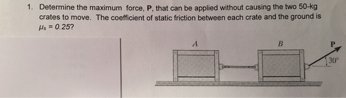 Solved Determine The Maximum Force P That Can Be Applied