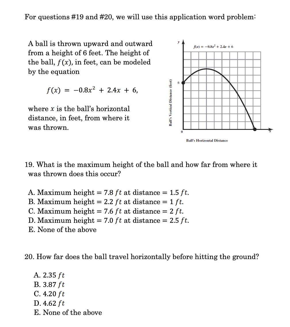 Solved For questions #19 and #20, we will use this | Chegg.com