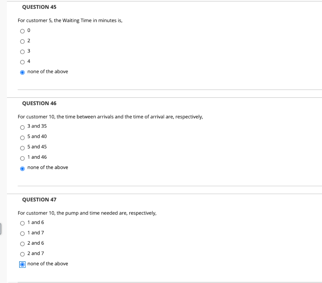 Solved Use the following scenario and data for questions 36 | Chegg.com