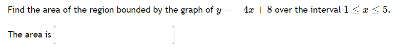 Solved Find the area of the region bounded by the graph of | Chegg.com