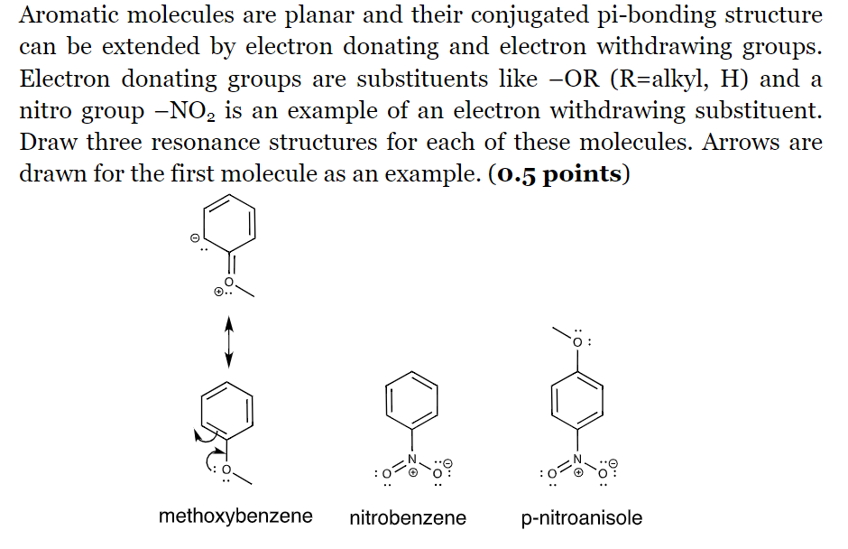 Solved are planar and their conjugated pi-bonding structure | Chegg.com