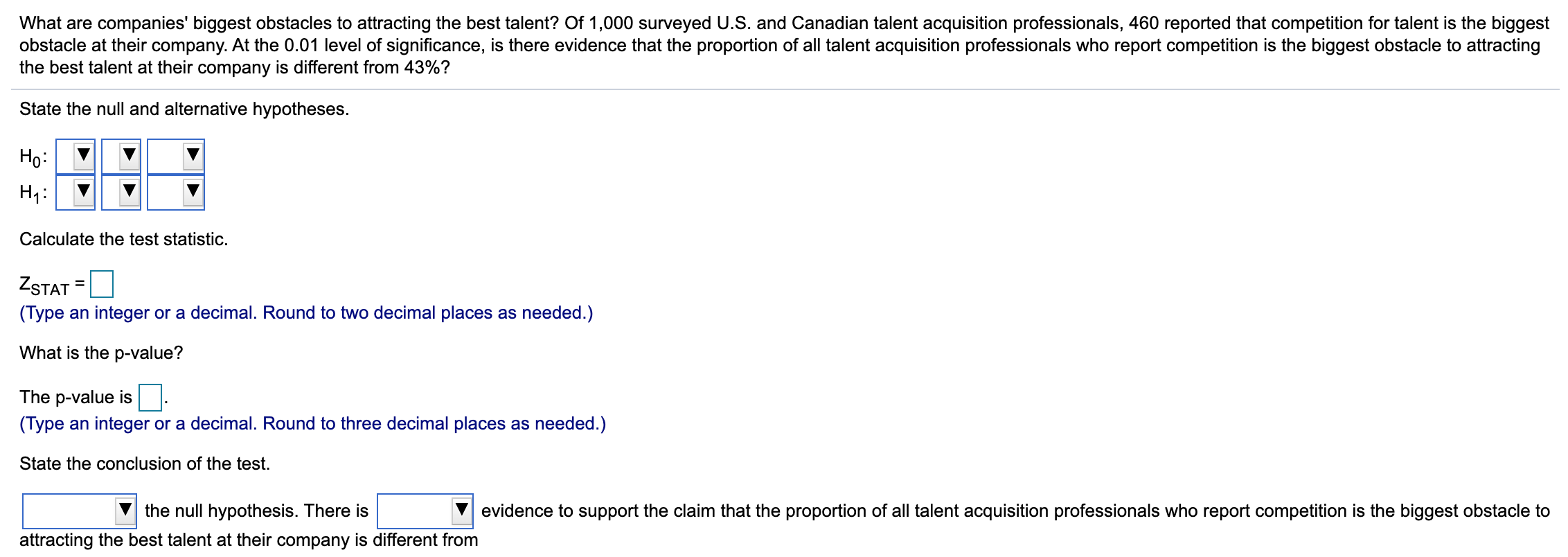 Solved What are companies' biggest obstacles to attracting | Chegg.com