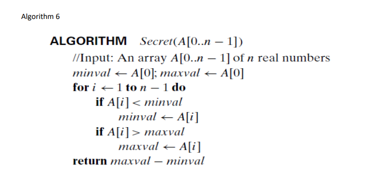 Count the number of instructions (running time) of | Chegg.com