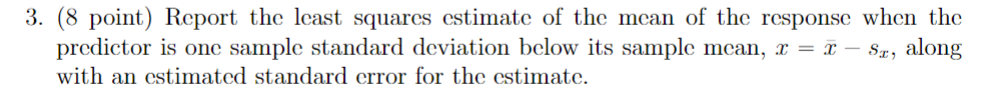 Solved (30 points) Consider a simple linear regression model | Chegg.com