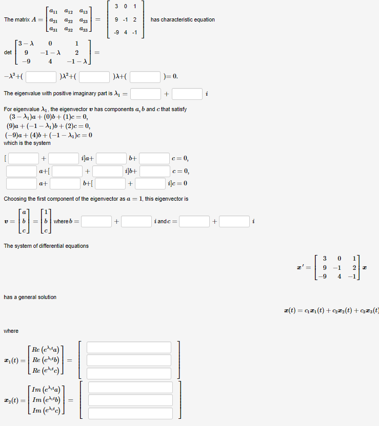 Solved The matrix | Chegg.com