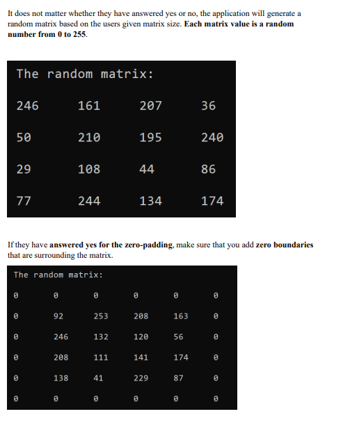 Solved Application Screens Your program must be able to | Chegg.com