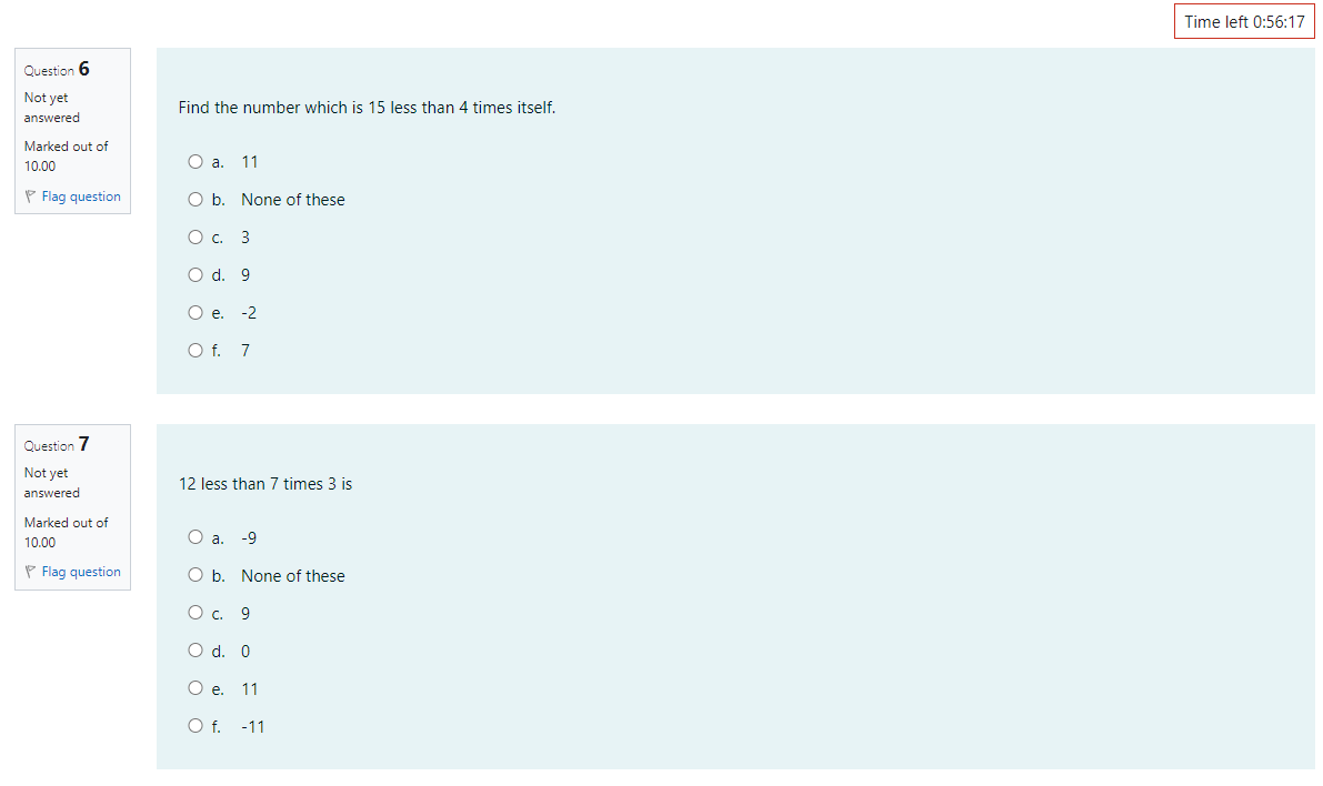 Solved Find the number which is 15 less than 4 times itself. | Chegg.com