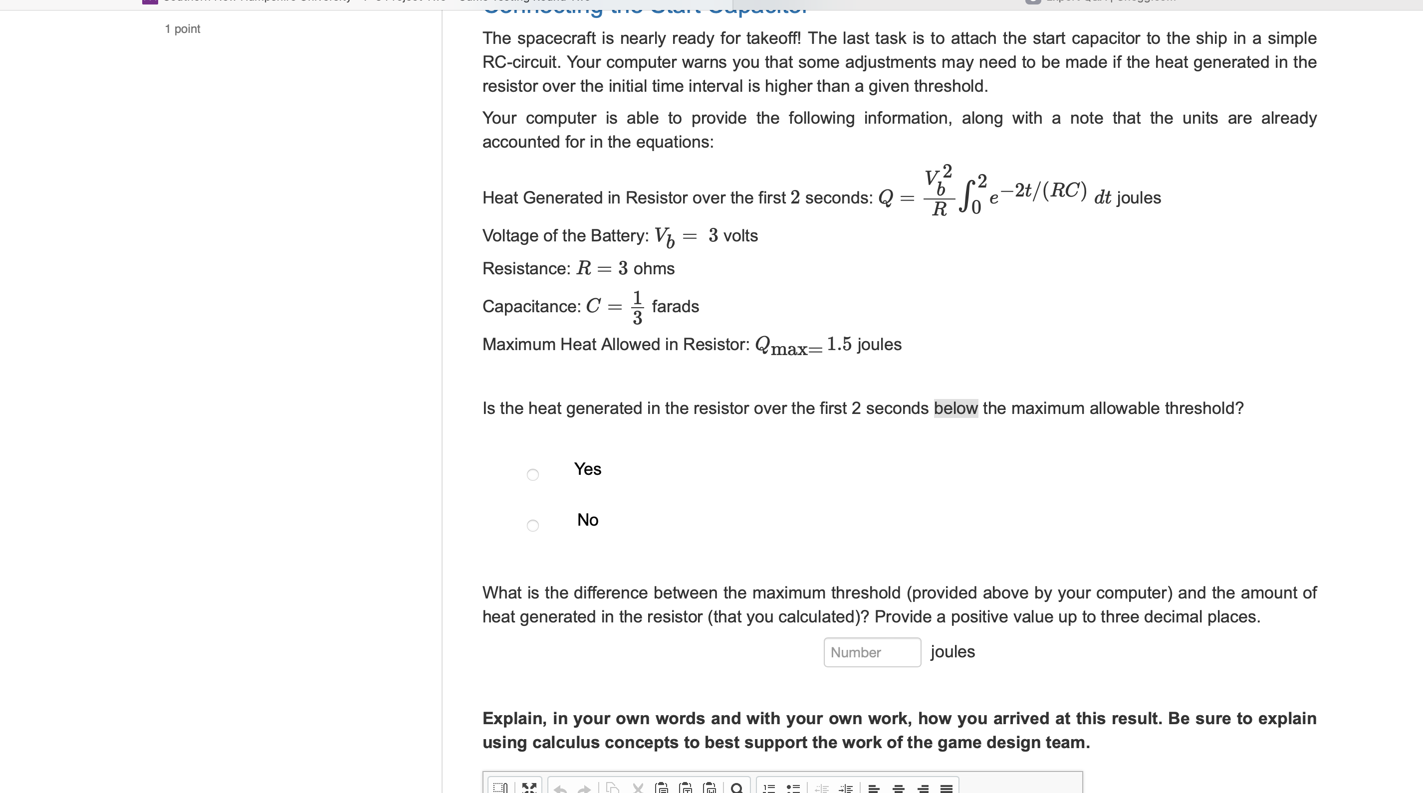 Solved The spacecraft is nearly ready for takeoff! The last | Chegg.com