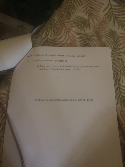 Solved sam 3A Chapter 11 Student Version CHM1033 U031618 12 | Chegg.com