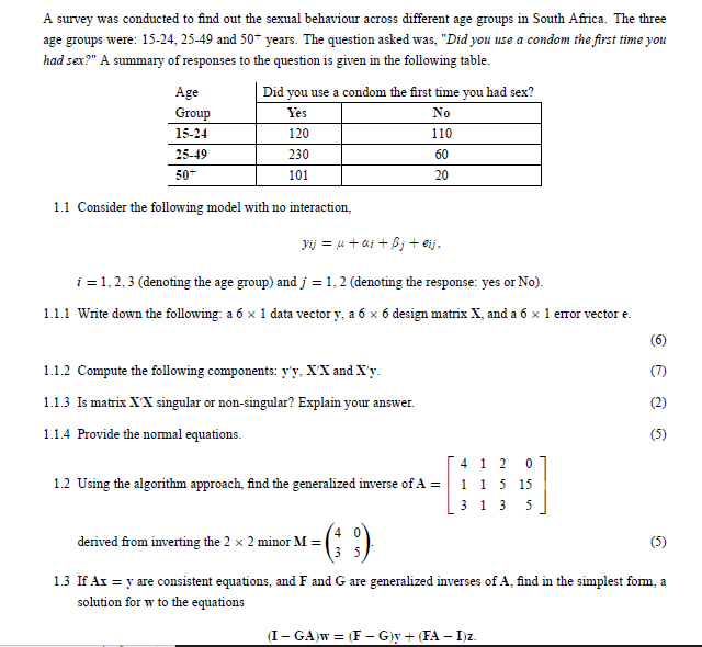 Solved A survey was conducted to find out the sexual | Chegg.com