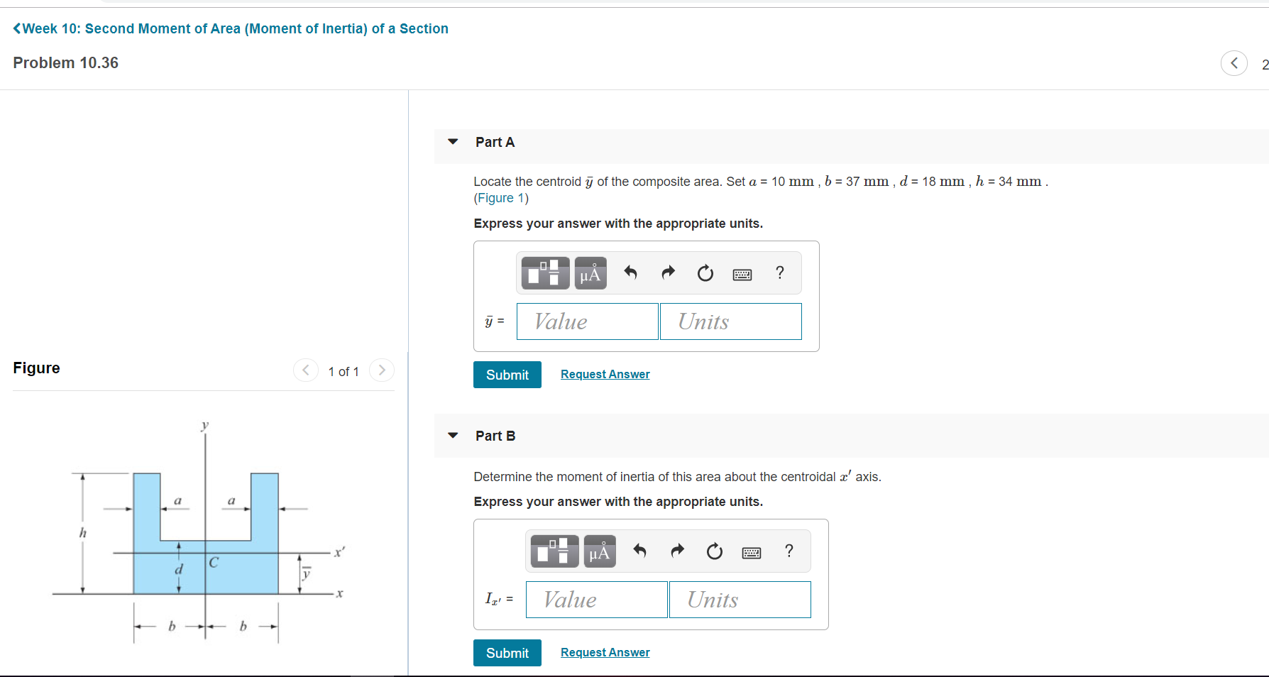Solved Submit Request Answer Part B Determine the moment of | Chegg.com