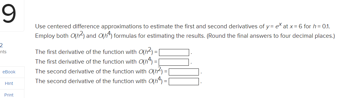 Solved Compute forward and backward difference | Chegg.com