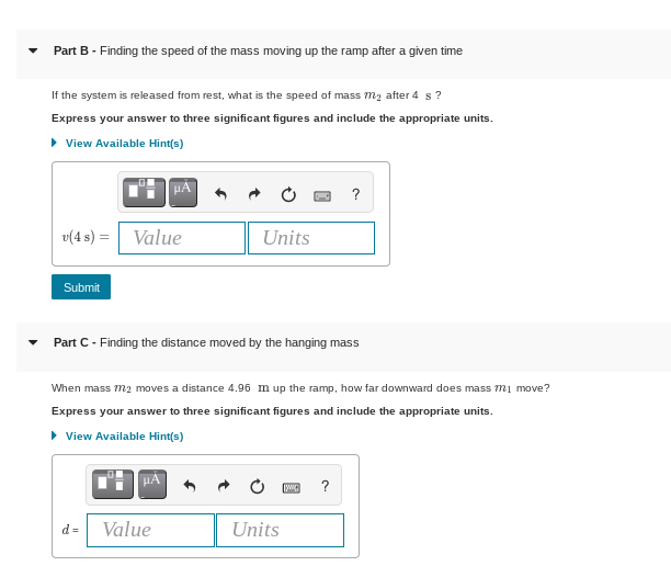 Solved Equation of Motion for a System of Particles Part A - | Chegg.com