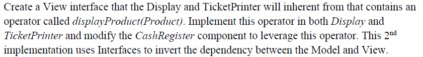 Solved Given the source codes: • CashRegister.java • | Chegg.com