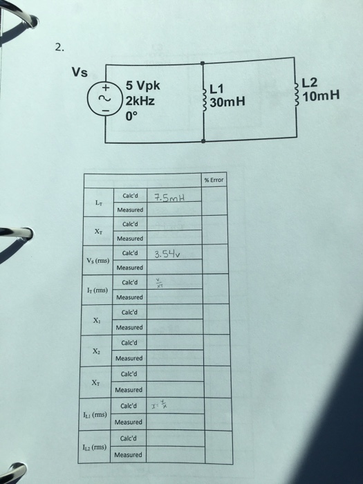 Solved Lab 10 Inductive Reactance inductor Demonstrate the | Chegg.com