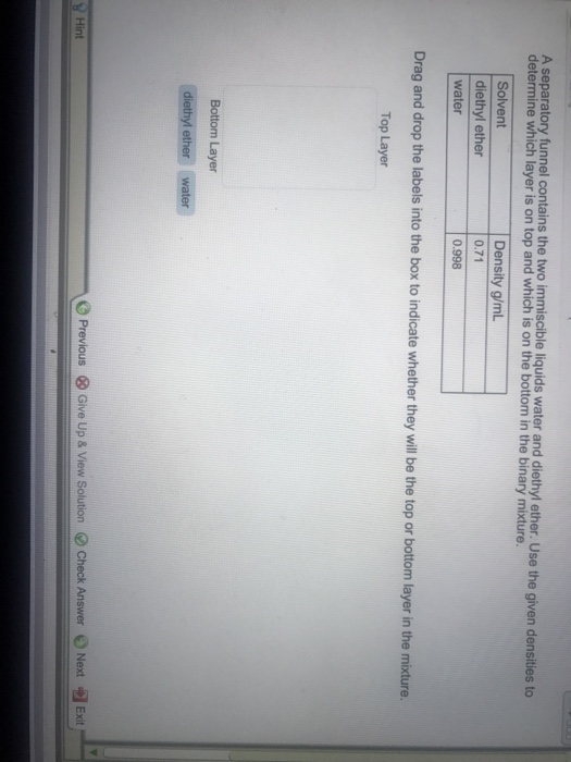 Solved What is extraction? O The separation of a gas from a | Chegg.com