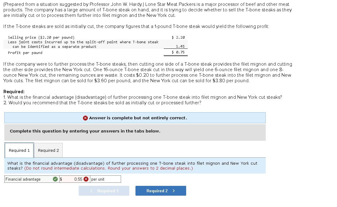 Solved Prepared from a situation suggested by Professor John | Chegg.com
