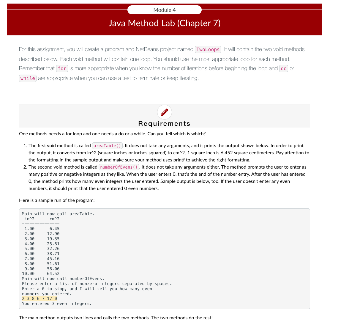 Solved For this assignment, you will create a program and | Chegg.com