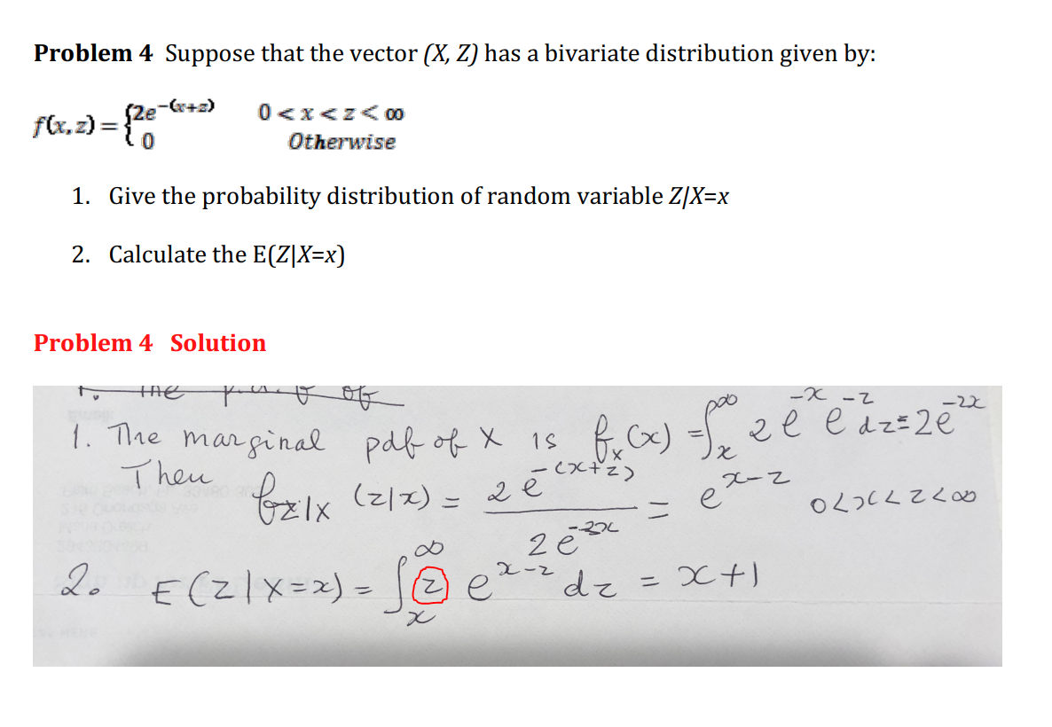 Solved How come "z" was multiplied here in step two? Is it | Chegg.com