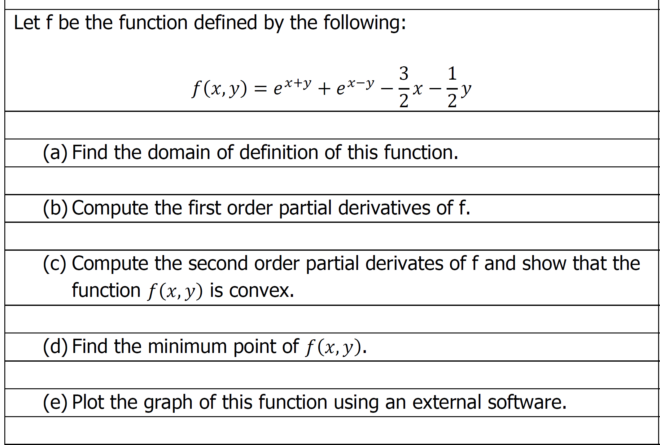 Solved Let f be the function defined by the following: 3 | Chegg.com