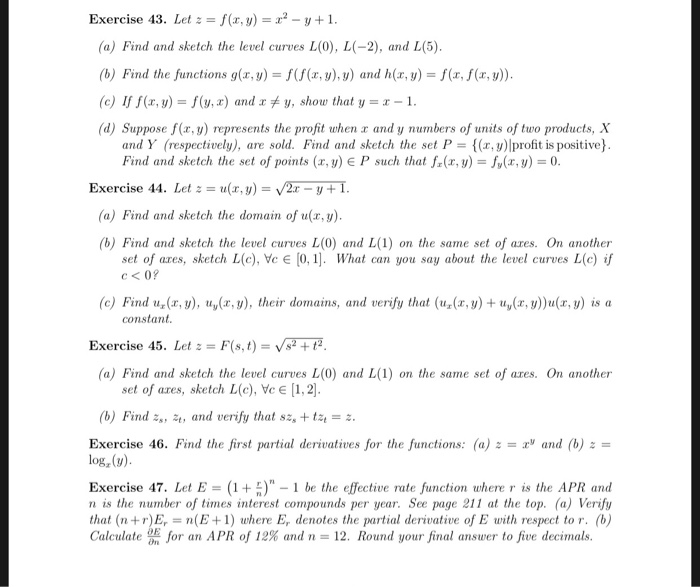 Solved Exercise 43. Let (, y)-y 1 (a) Find and sketch the | Chegg.com