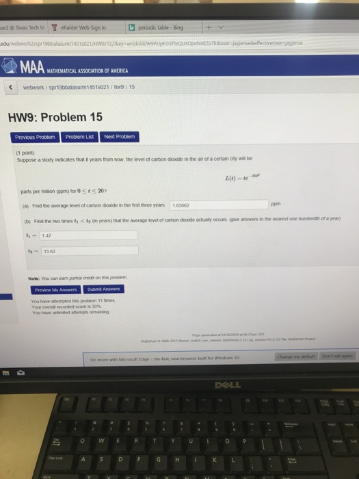 Solved a ard @ Texas Tech u eRaider Web Sign In periodic | Chegg.com