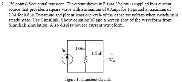 Solved For this circuit can we see the capacitor as an open | Chegg.com