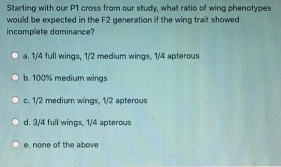 Solved Our P1 cross is between a mutant male fly & a | Chegg.com
