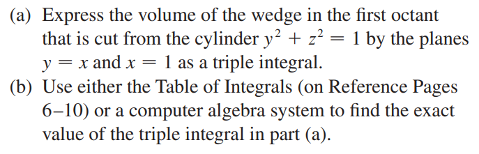 Solved Solve this Calculus 3 ﻿problem. It is triple | Chegg.com
