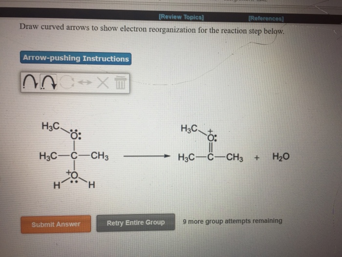 Solved References) Noting the curved arrows, draw all the | Chegg.com