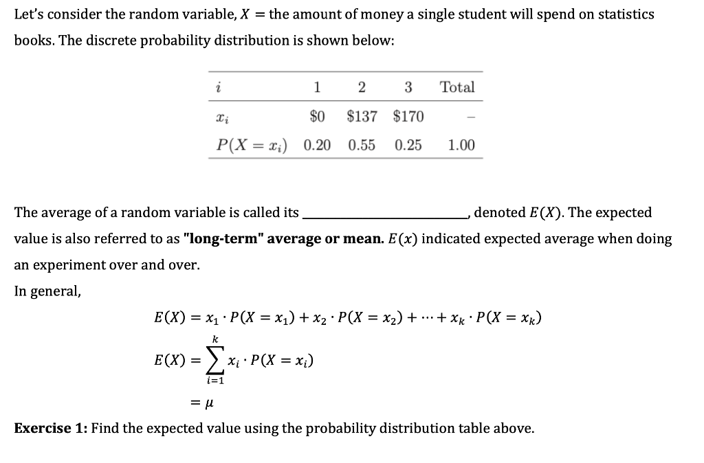 Solved Let's consider the random variable, X= the amount of | Chegg.com