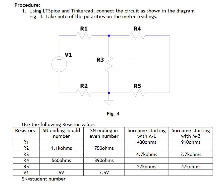 Solved Procedure: 1. Using LTSpice and Tinkercad, connect | Chegg.com