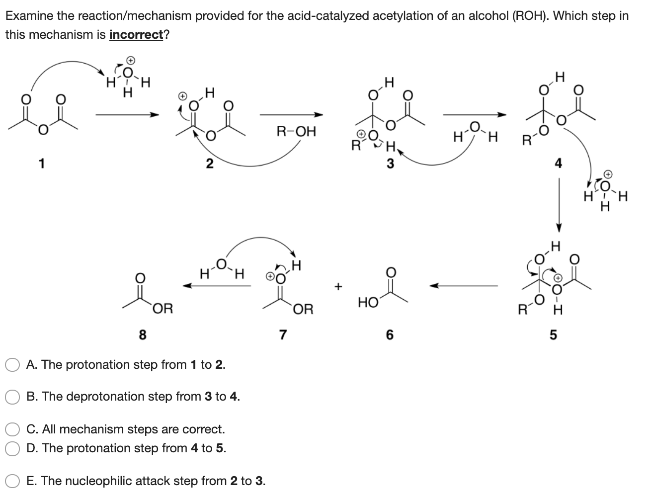Solved Examine the reaction/mechanism provided for the | Chegg.com