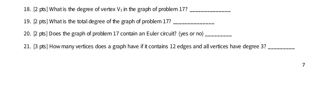 Solved 17. [3 pts] Draw a table that defines the | Chegg.com