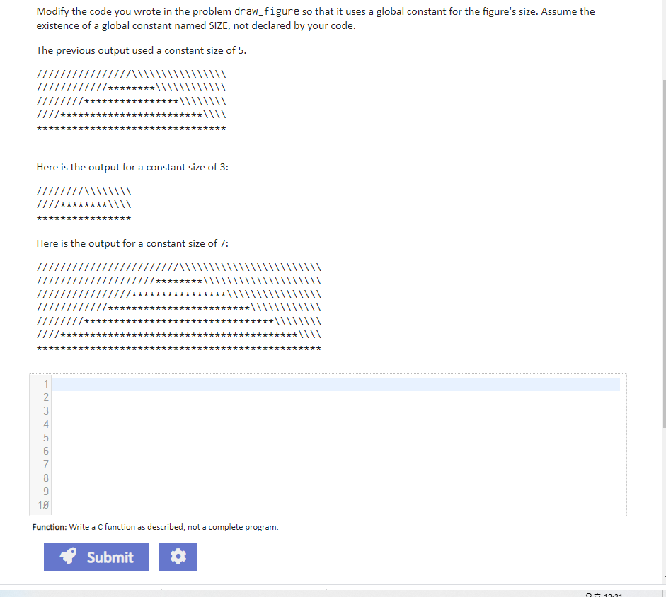 Solved Modify the code you wrote in the problem draw_figure | Chegg.com