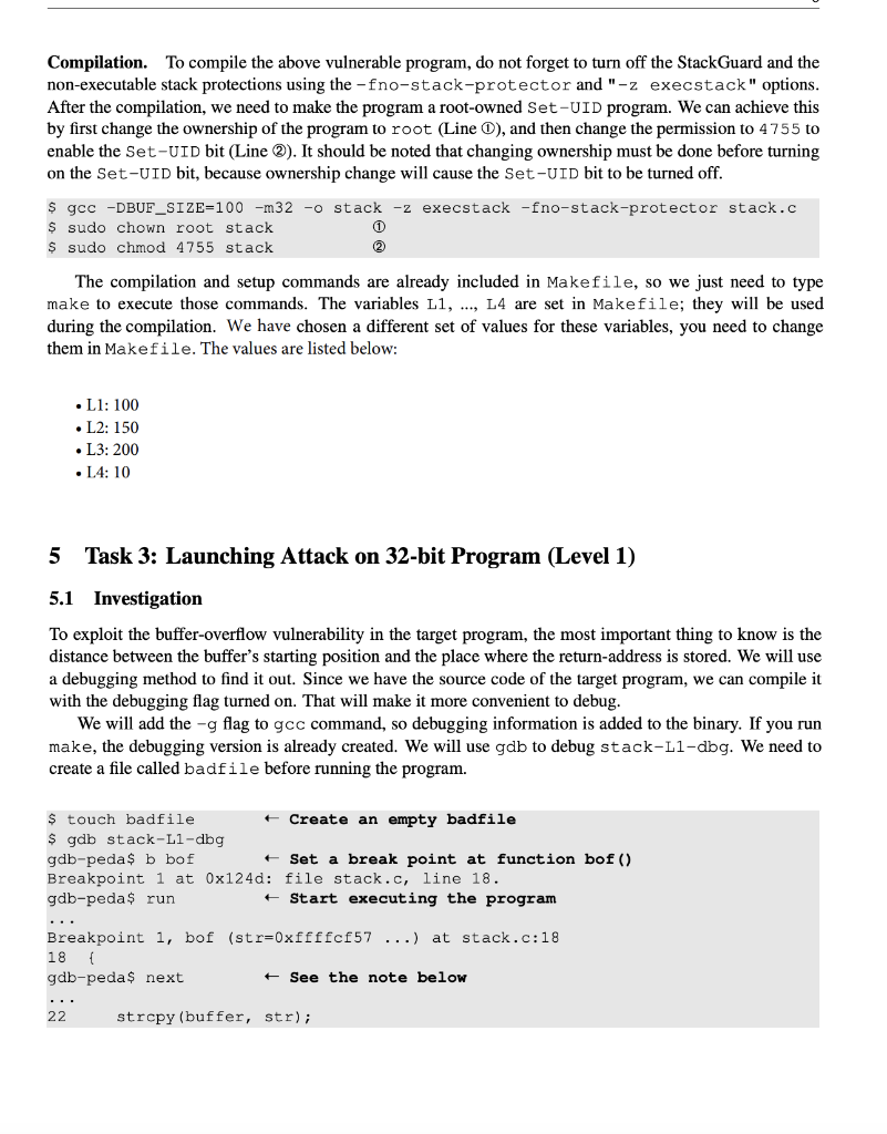 Solved 4 Task 2: Understanding the Vulnerable Program The | Chegg.com