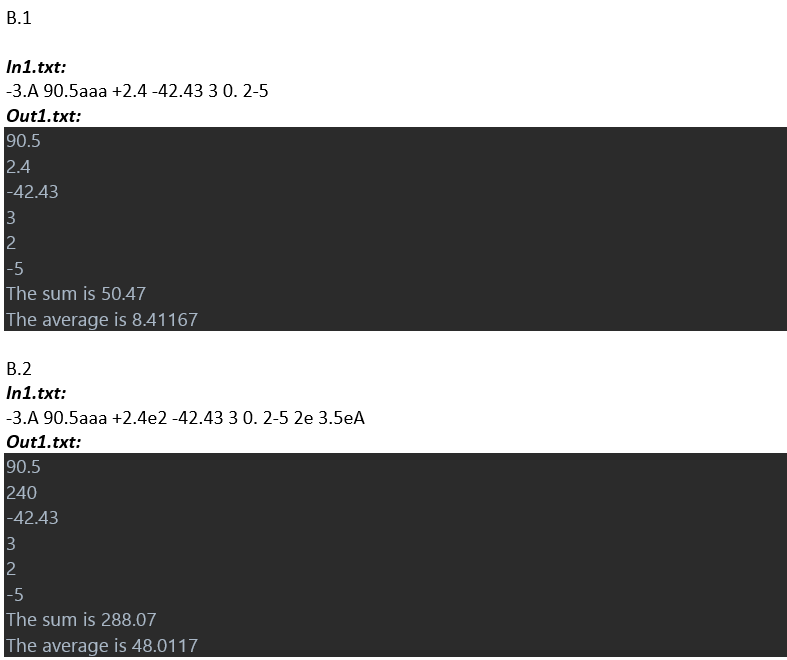 Write A C Program That Reads An Input Text File And