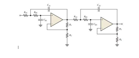 Solved For the 4-pole filter given in Fig. 7, calculate the | Chegg.com