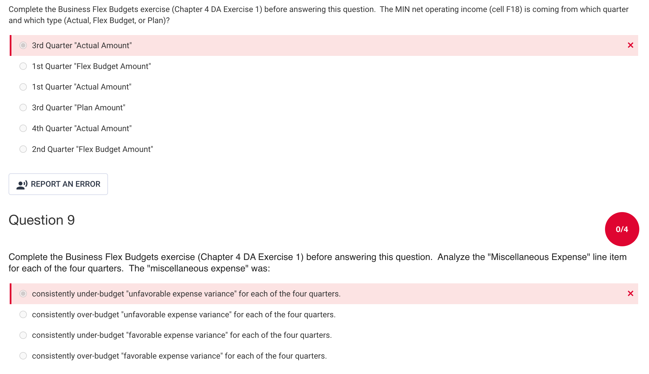 Solved Complete the Business Flex Budgets exercise (Chapter | Chegg.com