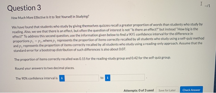 Solved Question3 How Much More Effective ls It to Test | Chegg.com